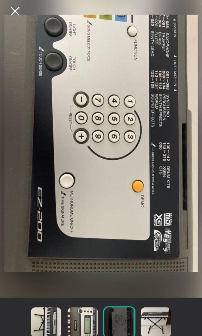 Yamaha Keyboard EZ-200, Hobbies & Toys, Music & Media, Musical ...