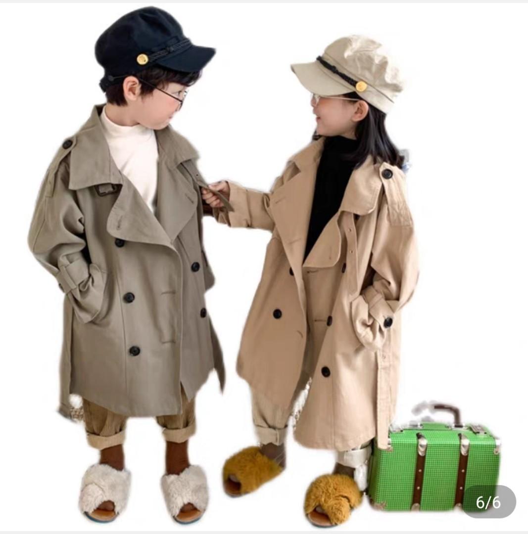 Young kids trench coat, Babies & Kids, Babies & Kids Fashion on Carousell