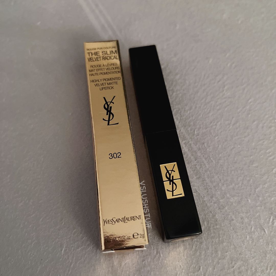 YSL 302 Slim Velvet Radical Lipstick, Beauty & Personal Care, Face ...