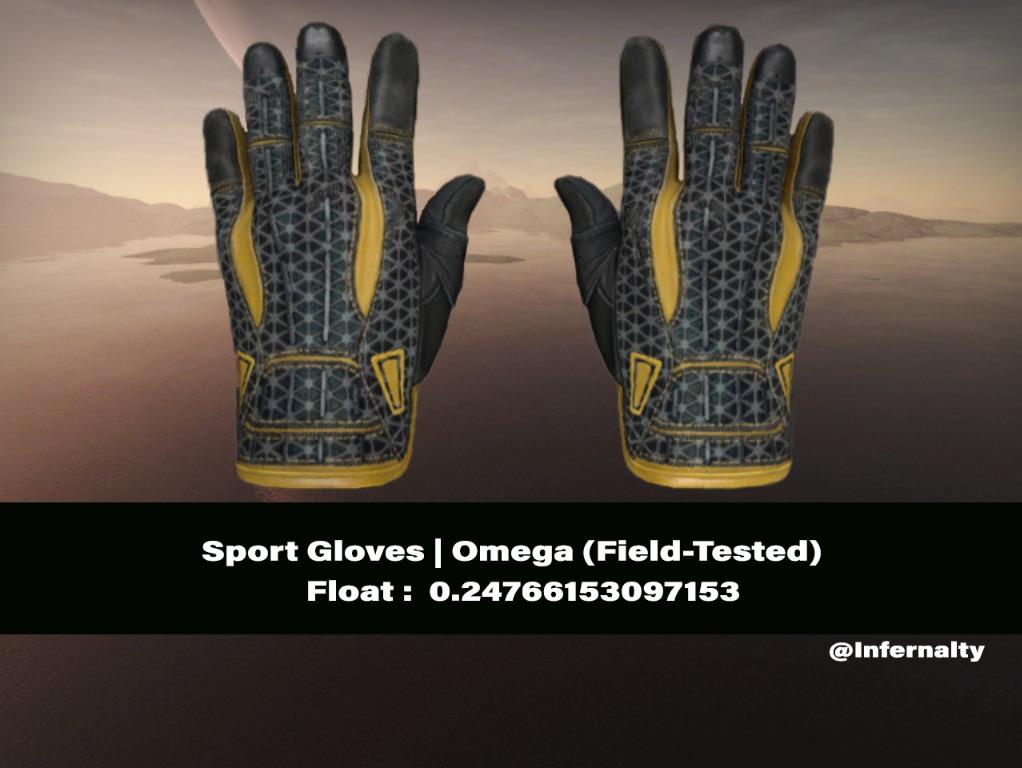 (0.24FV) Sport Gloves Omega FT CSGO SKINS KNIVES, Video Gaming, Gaming ...