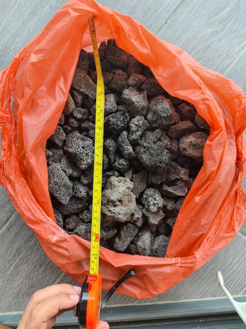 10 kg of aquascaping black lava rocks, Pet Supplies, Homes & Other Pet ...