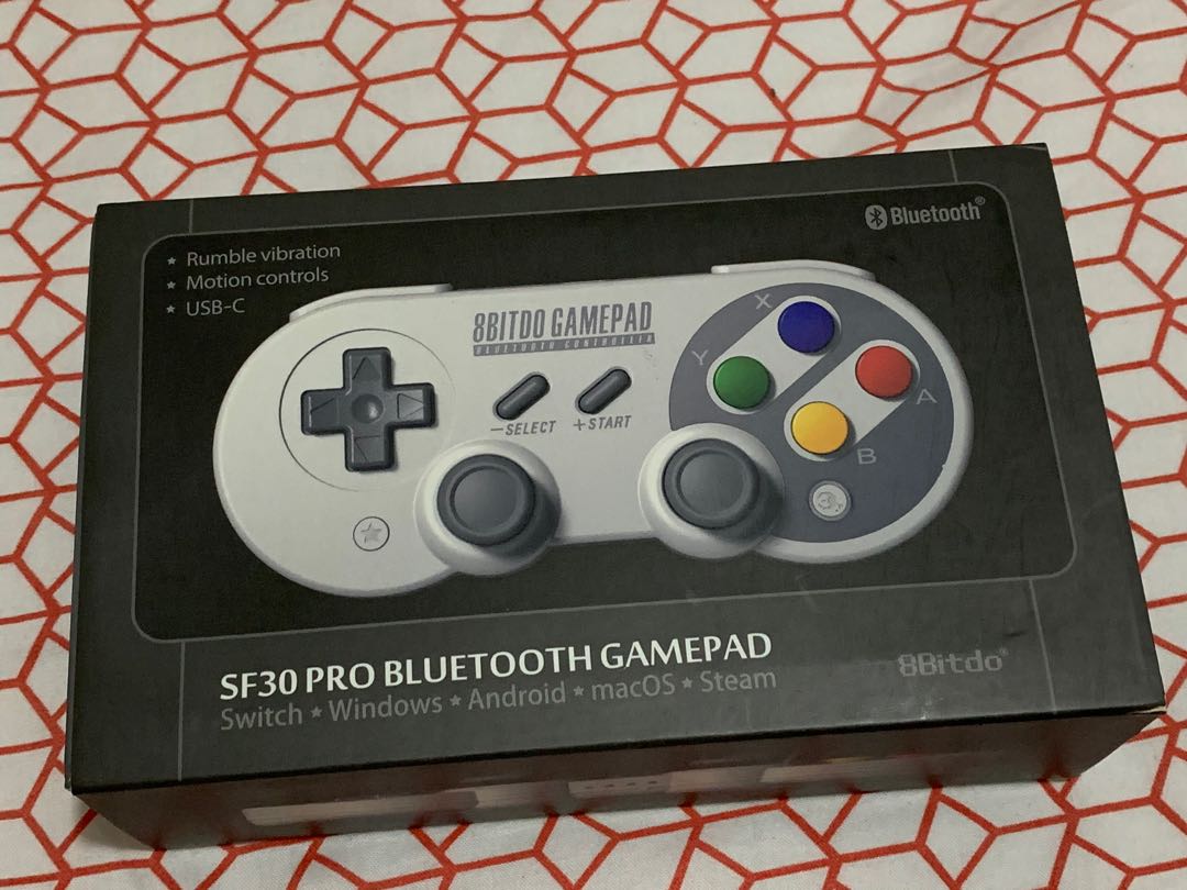 8Bitdo SF30 Pro Bluetooth GamePad, Video Gaming, Video Game Consoles ...