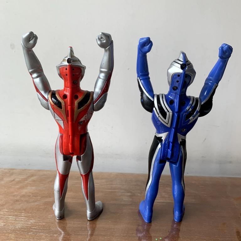 (中古) 超人佳亞 Ultraman Gaia 超人亞古魯 Ultraman Agul 1998 Yutaka 景品 公仔 立體公仔 擺設 膠 ...