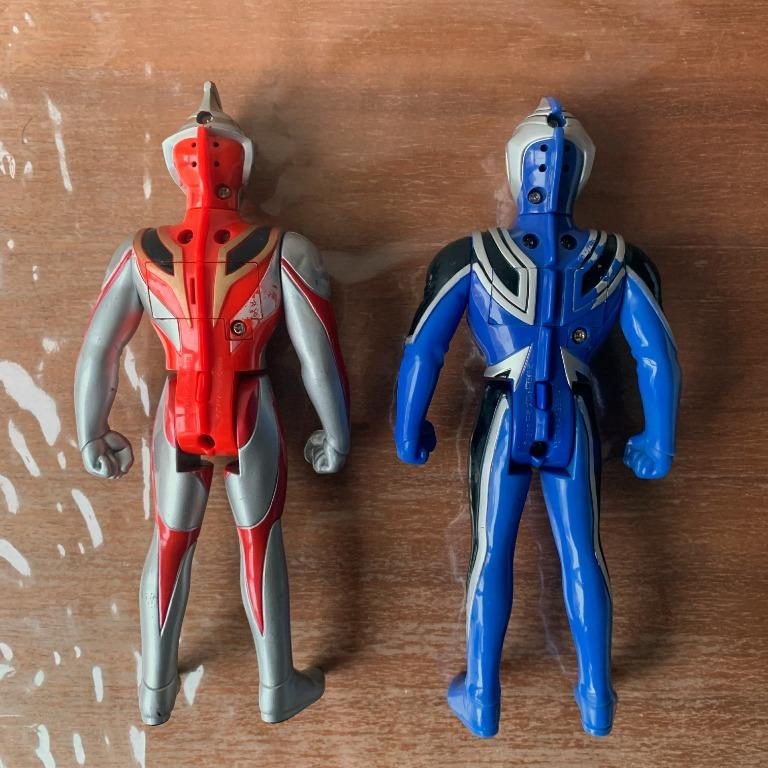 (中古) 超人佳亞 Ultraman Gaia 超人亞古魯 Ultraman Agul 1998 Yutaka 景品 公仔 立體公仔 擺設 膠 ...