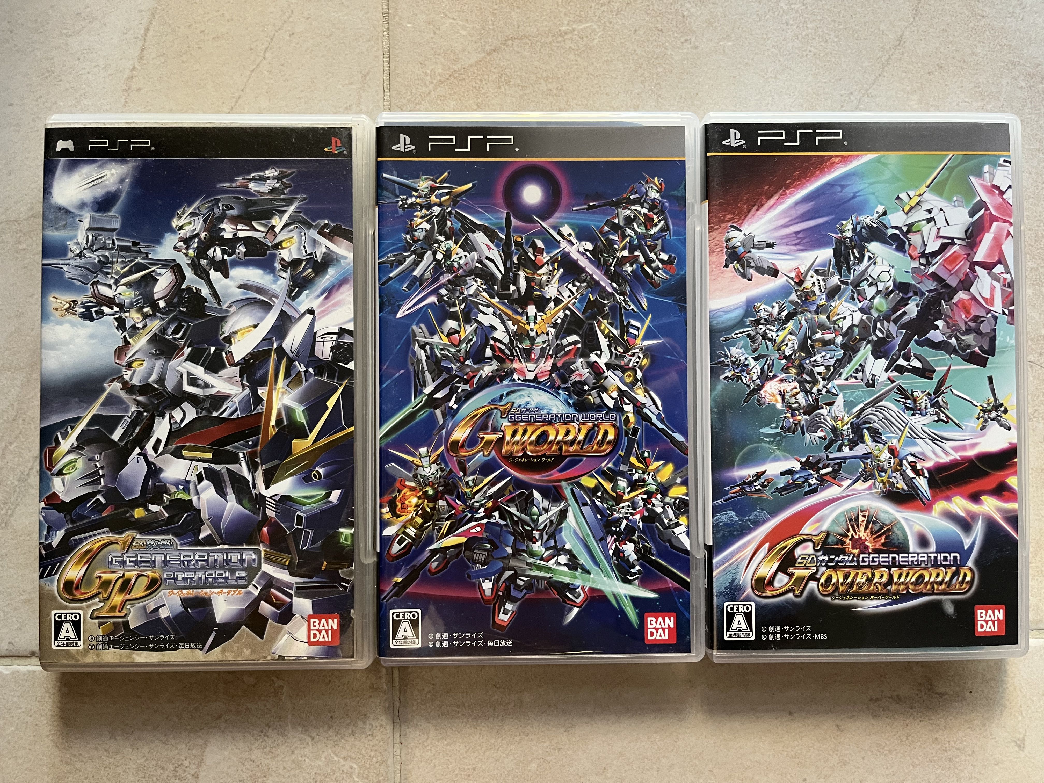 日版 PSP SD GUNDAM G GENERATION PORTABLE GP G WORLD OVER WORLD SD 高達 G 世代 超越世界 新世界 GGEN 機動戰士高達戰略遊戲 ...