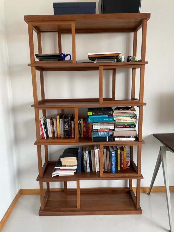 AIR - HDB Shelf - Narrow - Walnut -, Furniture & Home Living, Furniture ...