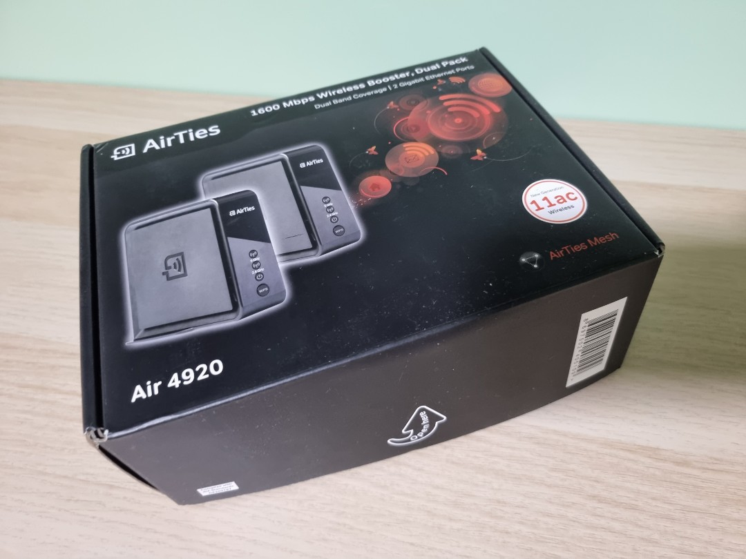 AirTies Air 4920 Wifi Mesh -1600 Mbps Wireless Booster/Extender (Dual ...