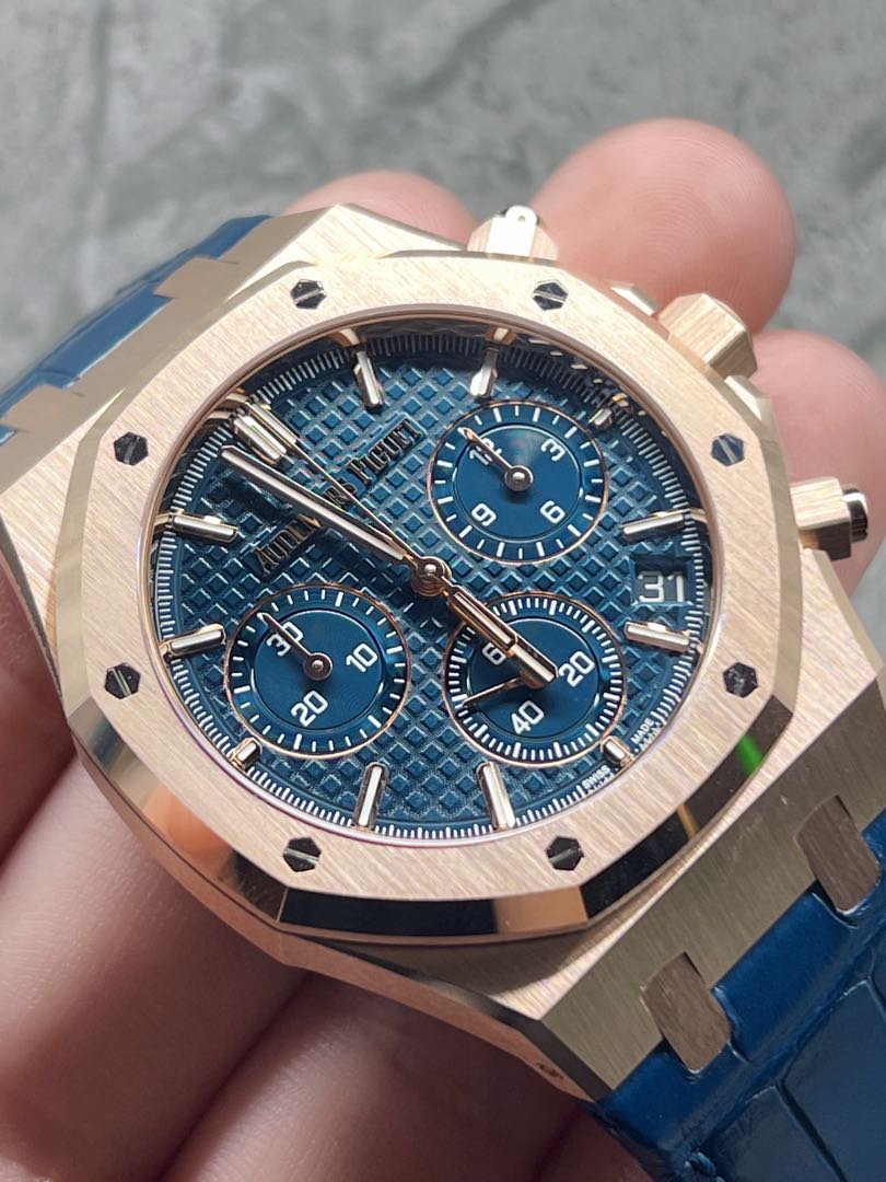 Ap 26240OR Blue 50TH 2022, 名牌, 手錶 - Carousell
