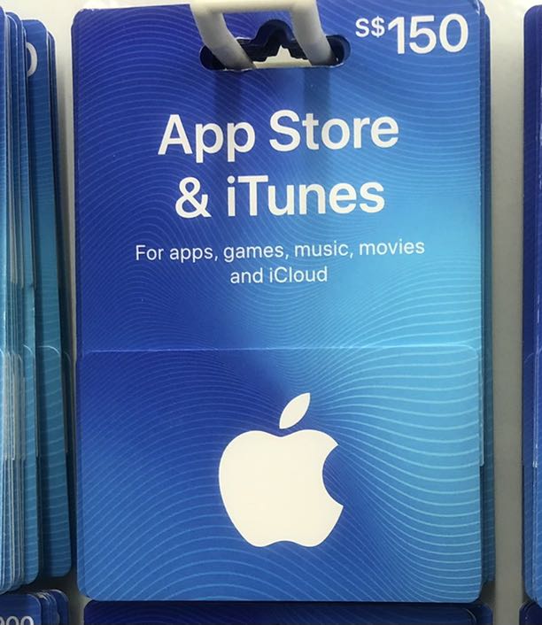 App Store & iTunes Card - Worth S$150 [Brand NEW], Video Gaming, Video ...