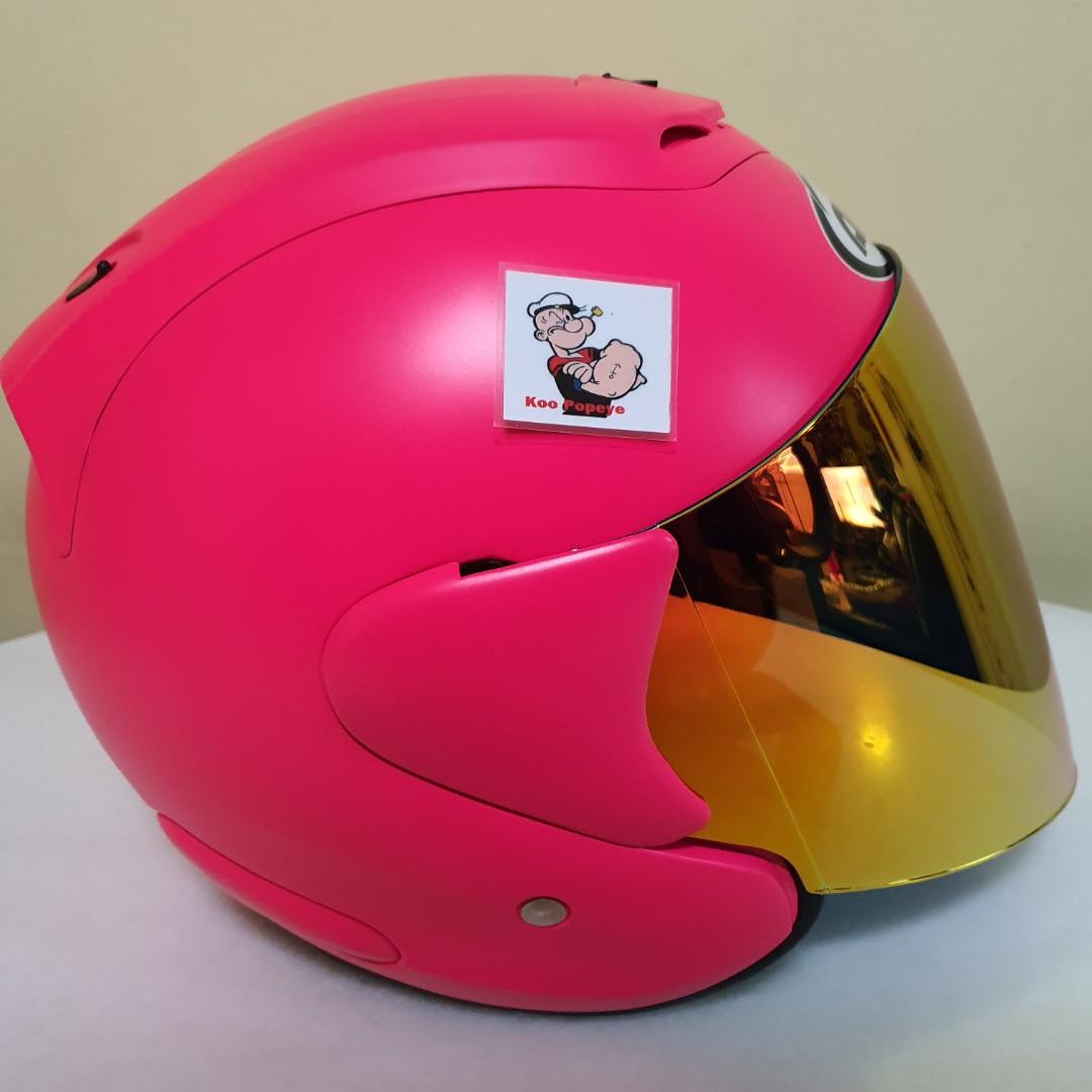 ARC RITZ HELMET MATT PINK, Motorcycles, Motorcycle Accessories on Carousell