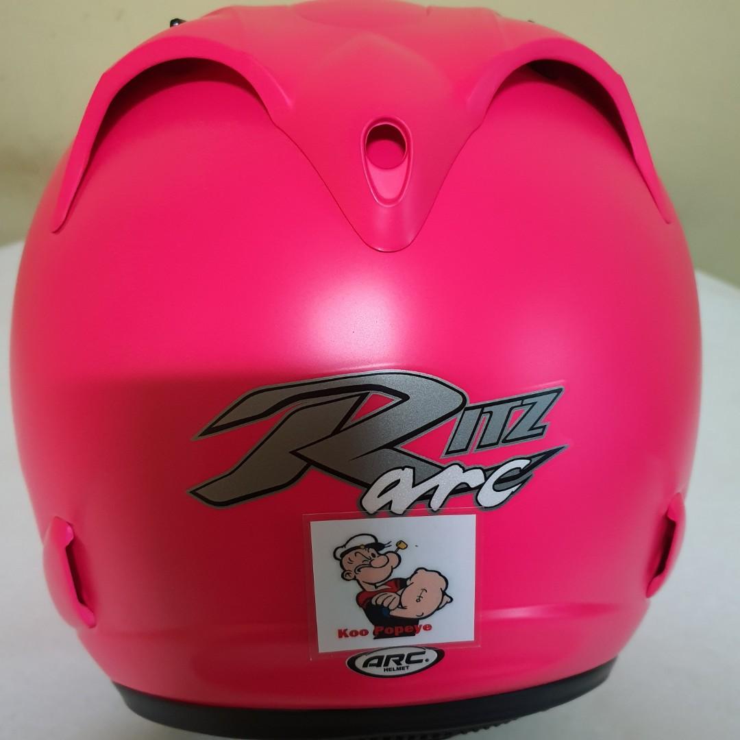 ARC RITZ HELMET MATT PINK, Motorcycles, Motorcycle Accessories on Carousell