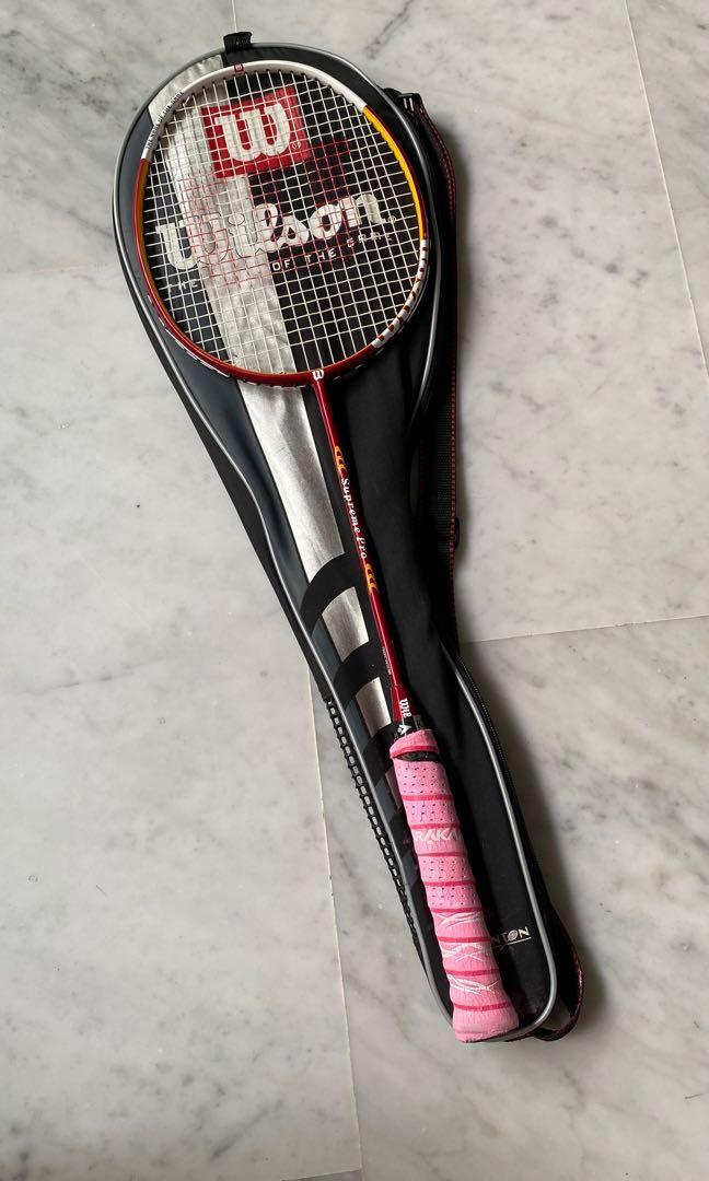 Badminton Racket - Wilson Supreme Pro, Sports Equipment, Sports & Games ...
