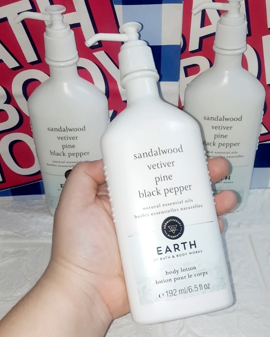 Bath & Body Works Aromatherapy EARTH Body Lotion (Store Bought ...