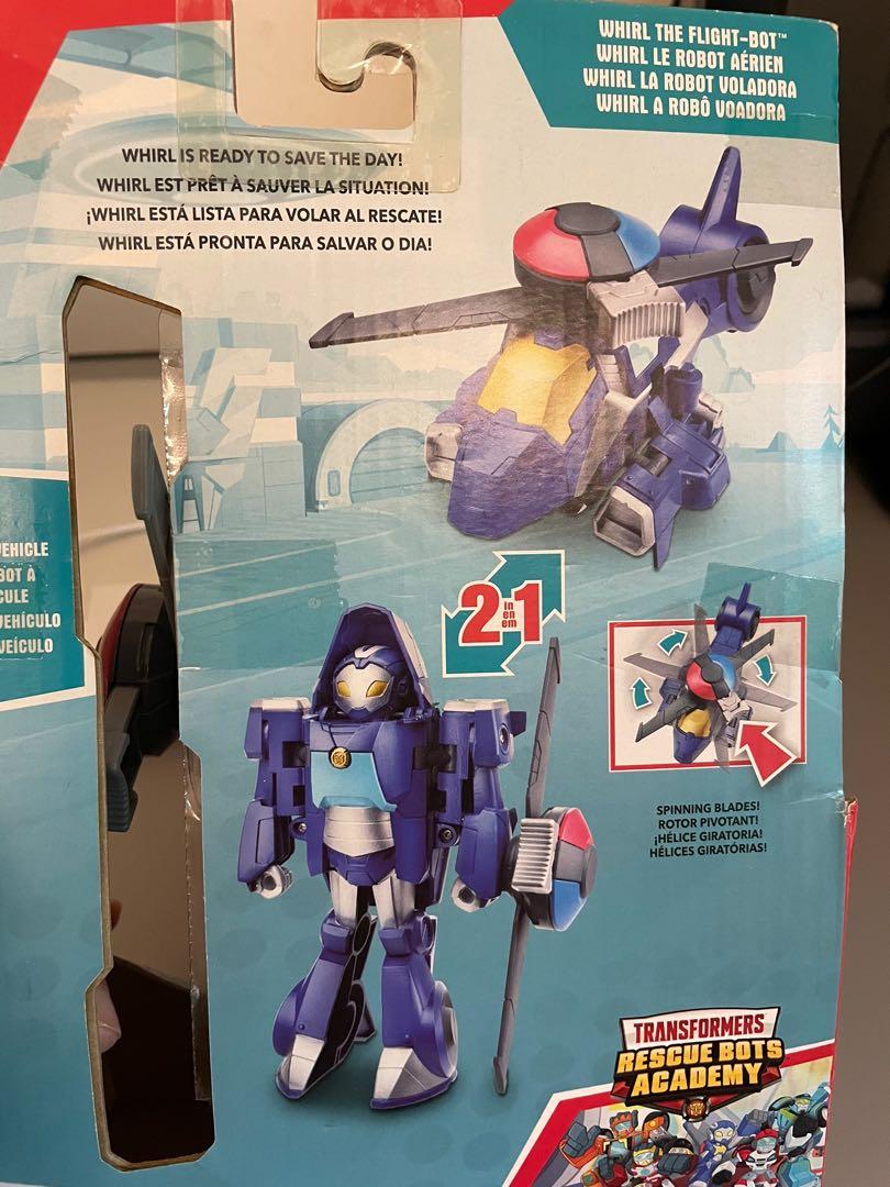 BNIB Transformers Rescue bots academy Whirl-the Flight Bot, Hobbies ...