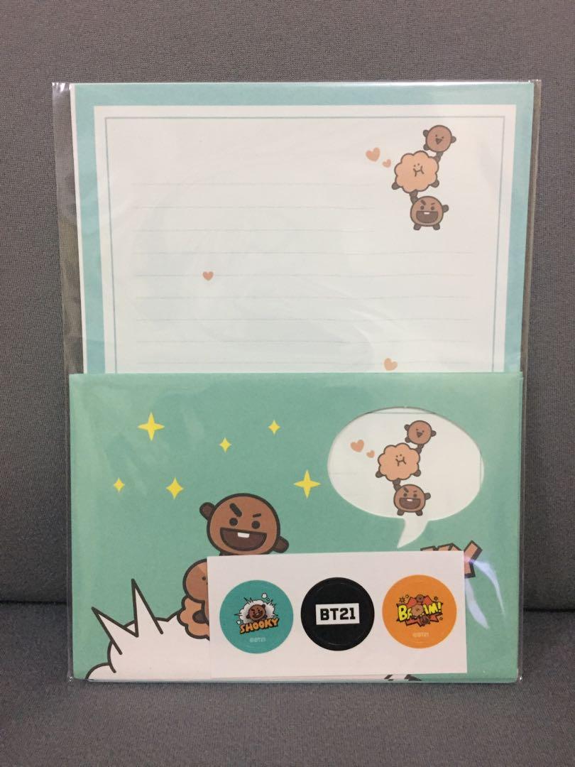 BT21 Letter Set Tata Shooky, Hobbies & Toys, Memorabilia & Collectibles ...