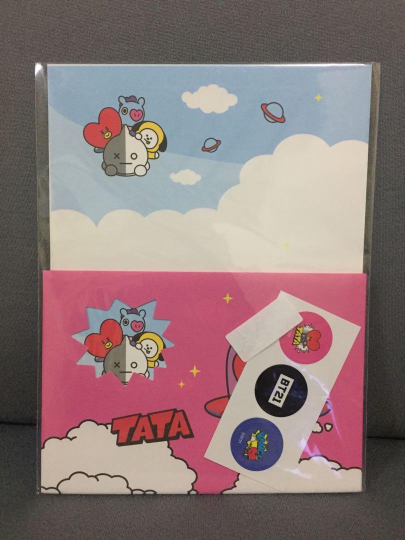 BT21 Letter Set Tata Shooky, Hobbies & Toys, Memorabilia & Collectibles ...