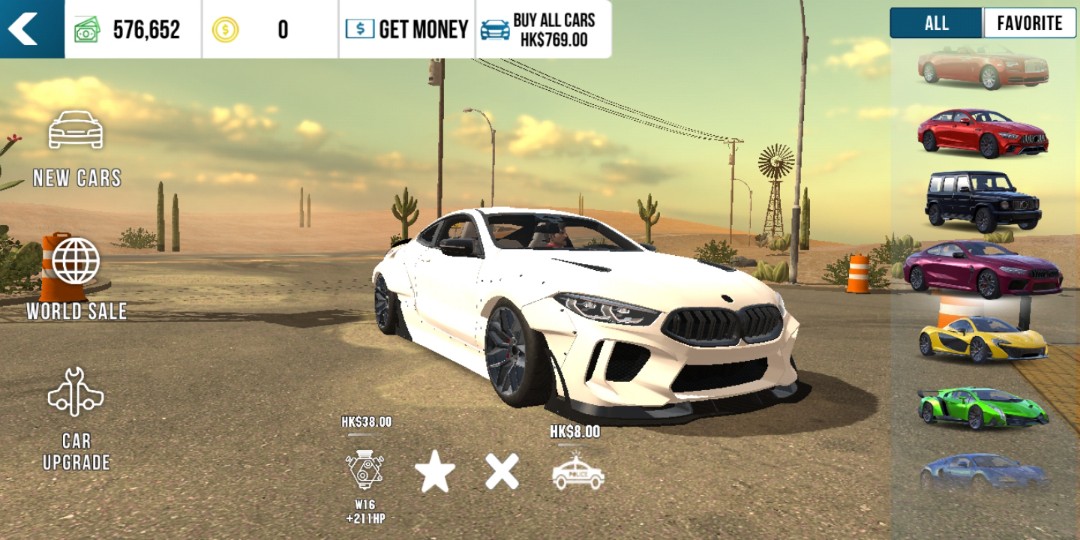 car parking multiplayer BMW M8, 汽車配件, 電子配件 - Carousell