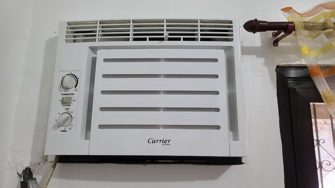 Carrier Optima 0.5HP Window Type Aircon with Timer WCARZ006EC1, TV ...