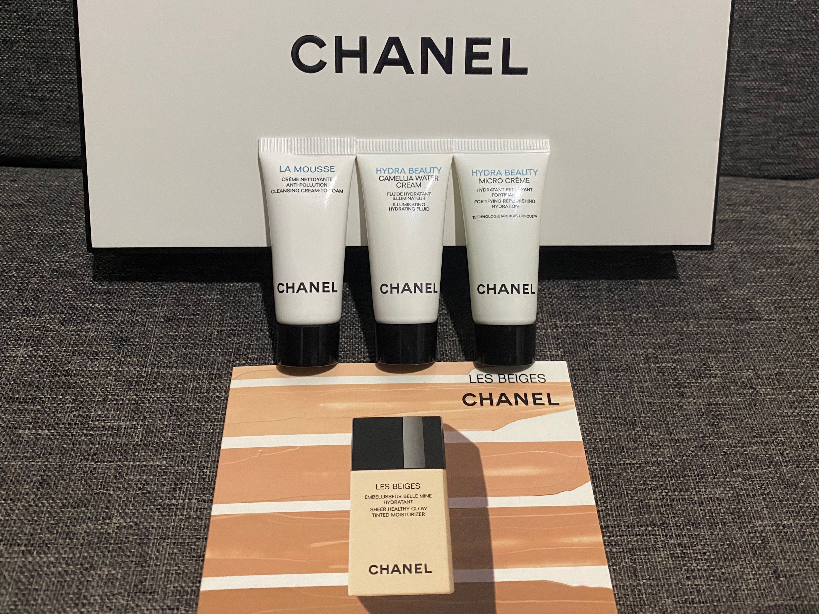 Chanel Skincare set - Cleanser + Moisturizer + Serum moisturizer ...