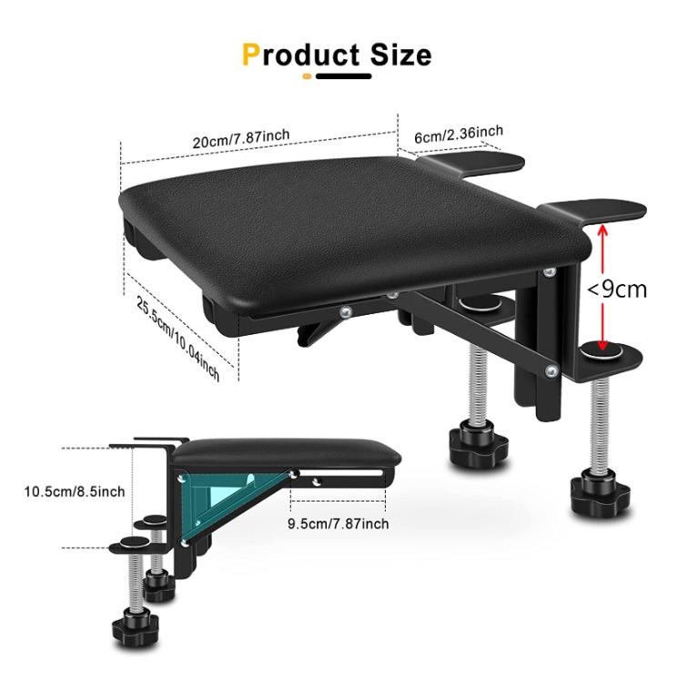 Computer Arm Support Bracket, Ergonomic Computer Desk Extender Hand ...