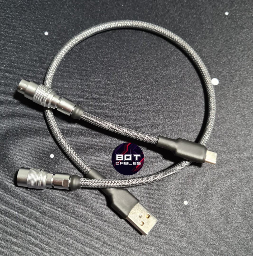 Custom double sleeved aviator yc8 cable, Computers & Tech, Parts ...