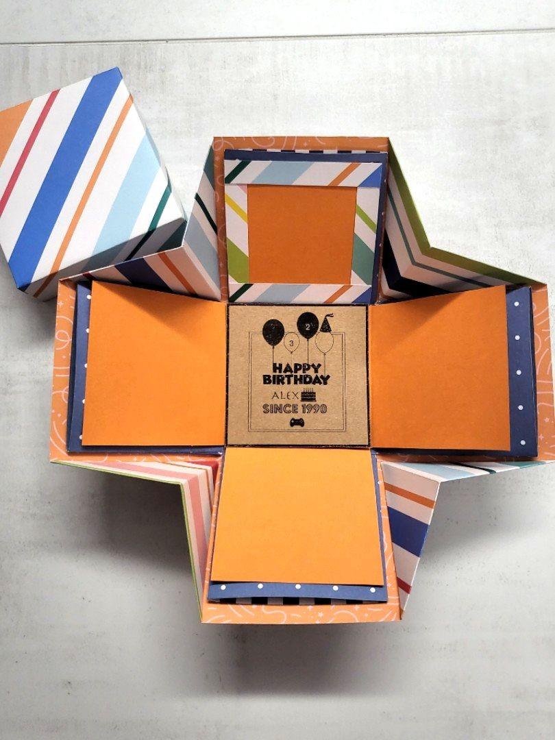 Customisable Explosion Box, Hobbies & Toys, Stationery & Craft ...