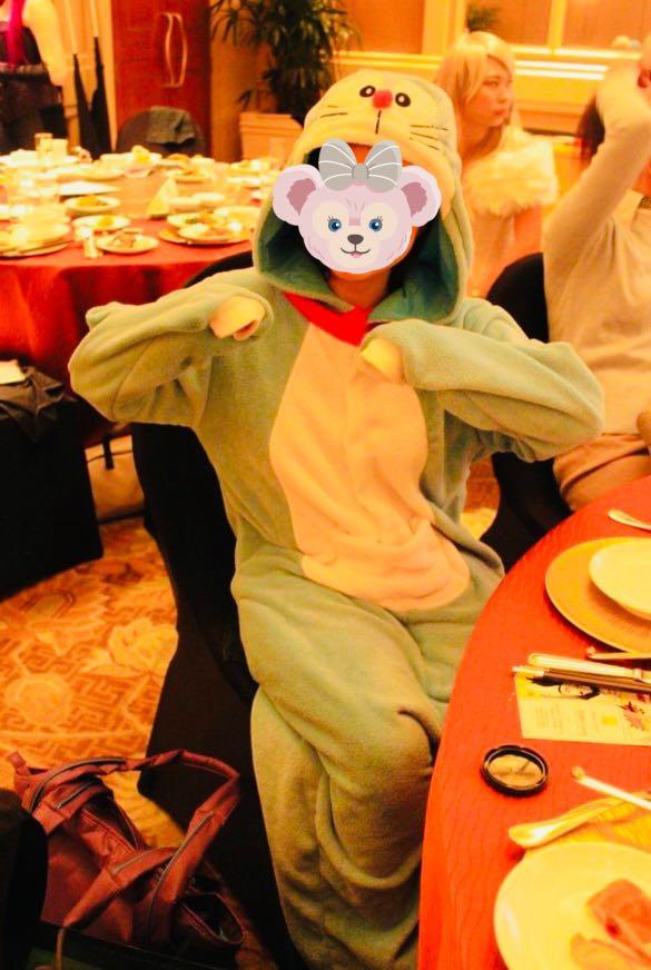 Doraemon costume, Women's Fashion, Coats, Jackets and Outerwear on ...