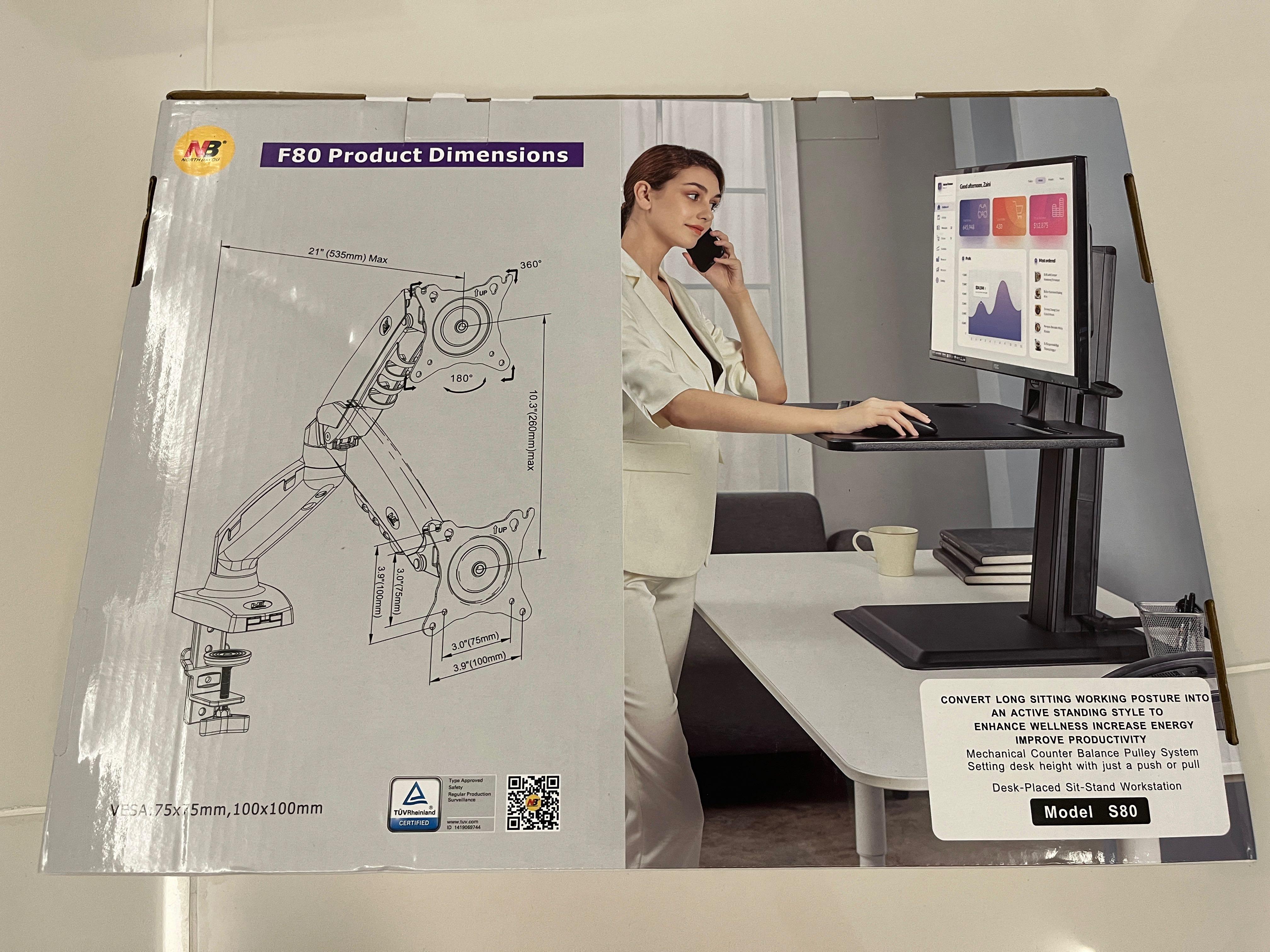 F80 North Bayou Monitor Arm, Computers & Tech, Parts & Accessories ...