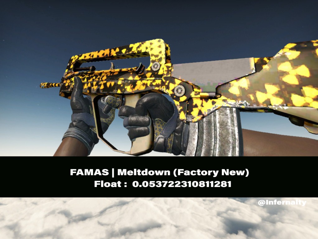 Famas Meltdown FN CSGO SKINS KNIVES, Video Gaming, Gaming Accessories, In-Game Products on Carousell