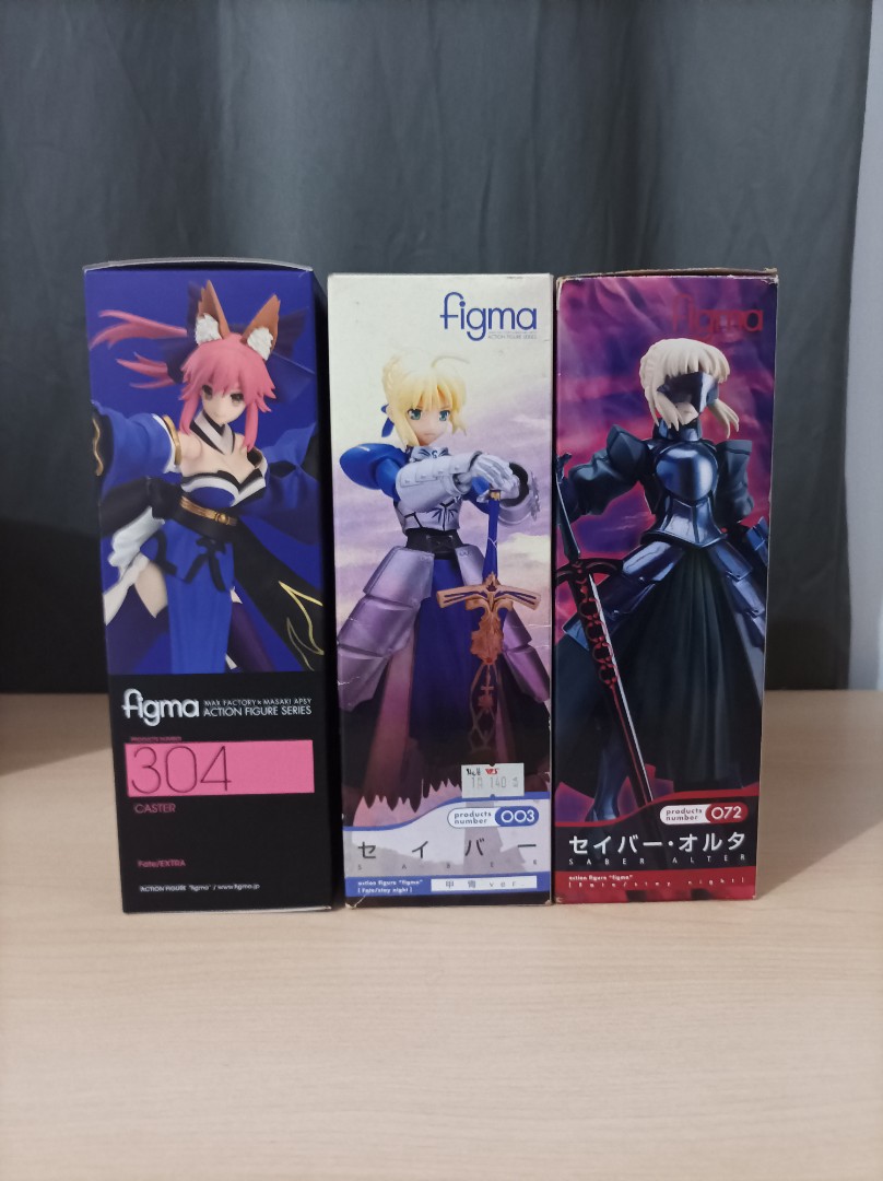 Figma Fate saber / saber alter / Mae Tamamo, Hobbies & Toys, Toys ...