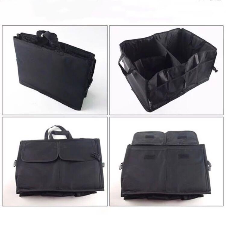 Foldable car boot organizer basket tray tools, Furniture & Home Living ...