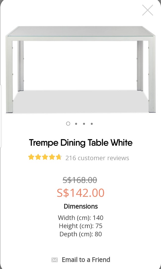 Fortytwo Table, Furniture & Home Living, Furniture, Tables & Sets on ...