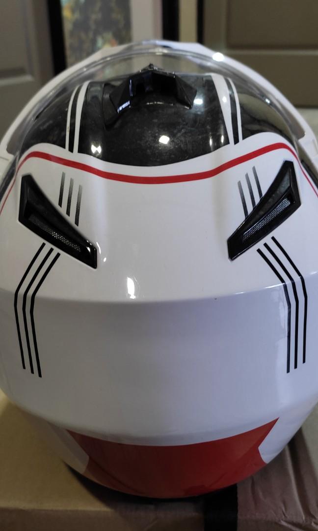 Full face visor helmet, Motorcycles, Motorcycle Apparel on Carousell