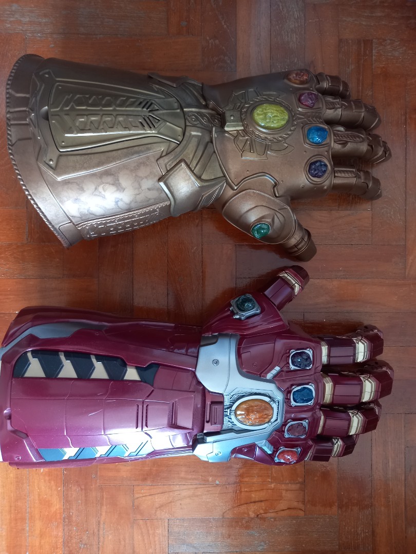 Gauntlet Iron Man and Thanos (Original, Real Size), Hobbies & Toys ...