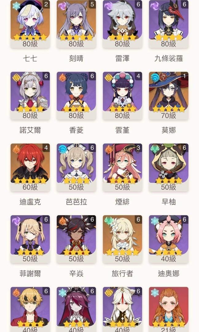 Genshin Impact C6 Yea Full character Account, Video Gaming, Gaming ...