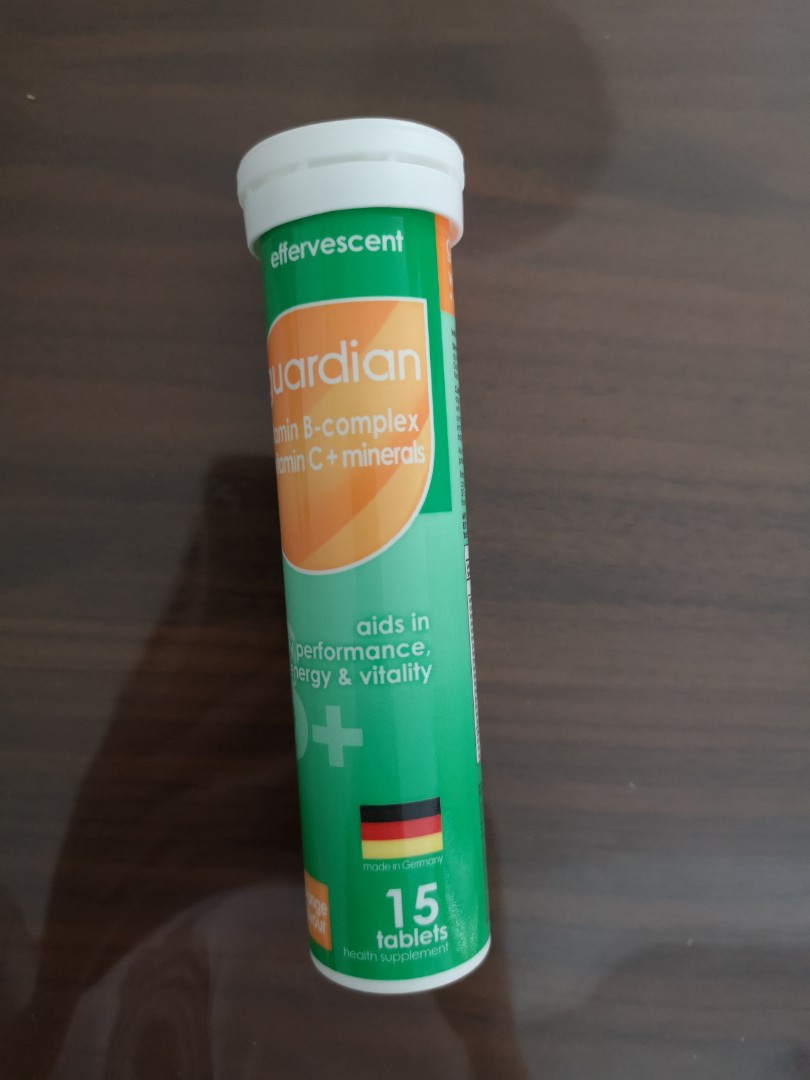 Guardian Vitamin B-complex + Vitamin C + minerals, Health & Nutrition ...