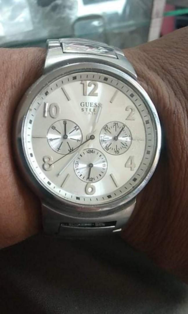 Guess chrono quartz, Men's Fashion, Watches & Accessories, Watches on ...