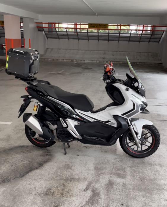 Honda adv 150 rack , Motorcycles, Motorcycle Accessories on Carousell