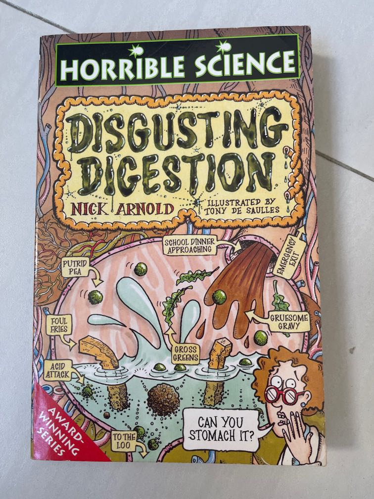 Horrible Science - Disgusting Digestion, 興趣及遊戲, 書本 & 文具, 小朋友書 - Carousell