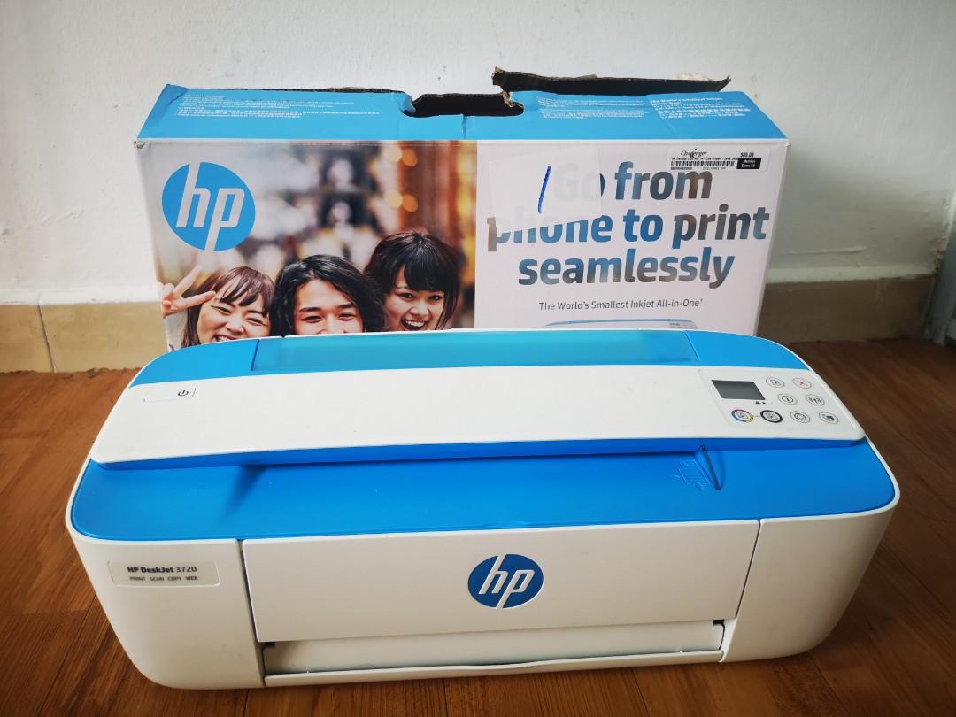 Hp DeskJet 3720 All in one, Computers & Tech, Printers, Scanners ...