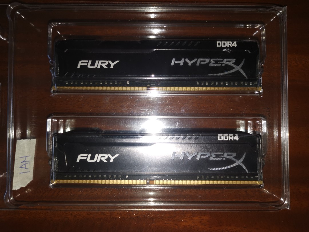 HYPER X FURY 16gb RAM STICK 2100 MHZ, Computers & Tech, Parts ...