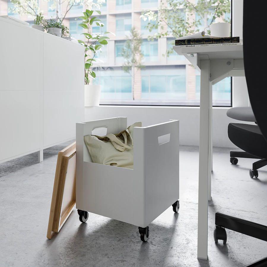 IKEA TROTTEN Storage unit on castors, Furniture & Home Living ...