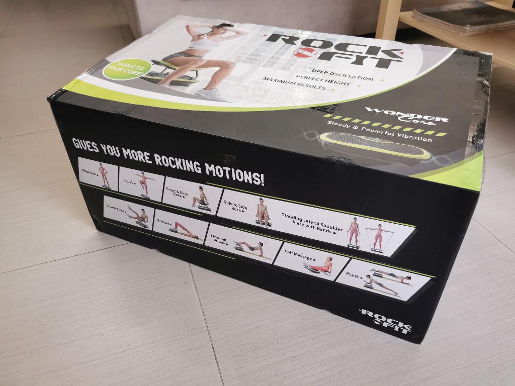 JML WonderCore Rock N Fit Vibration Shaper, Sports Equipment, Exercise ...