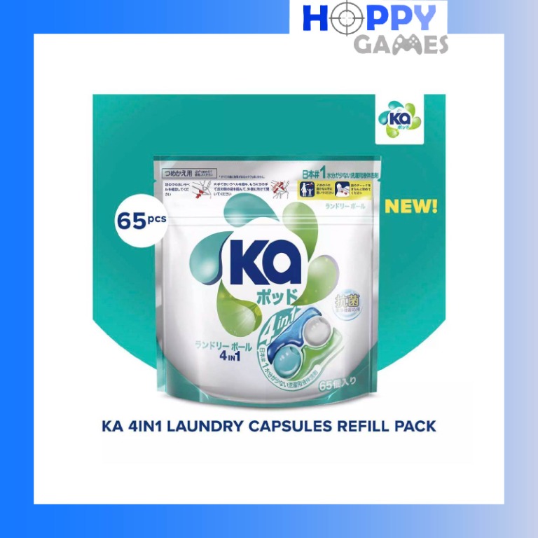 Ka 4-in-1 Laundry Capsules Detergent Refill, Furniture & Home Living ...