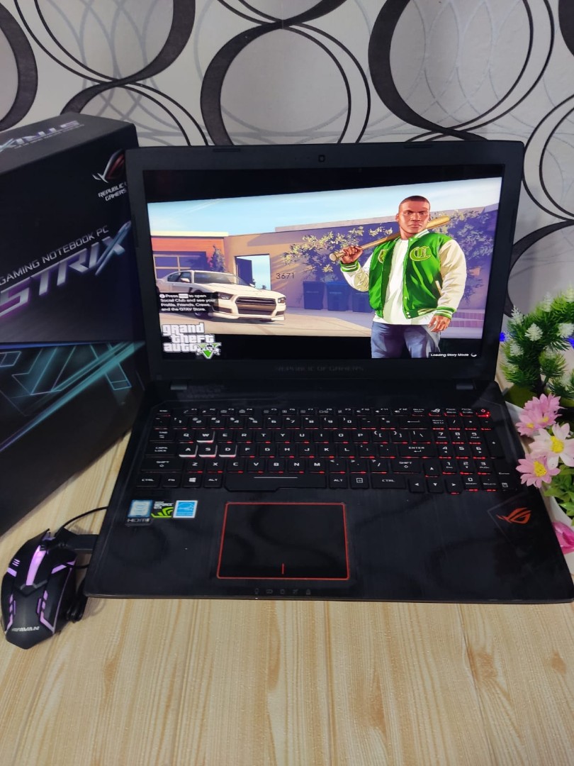 Laptop Gaming Asus Rog Ram 16Gb Dual Storage SSD+HDD, Elektronik ...