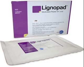 Lignopad Medicated Plaster, Health & Nutrition, Medical Supplies ...