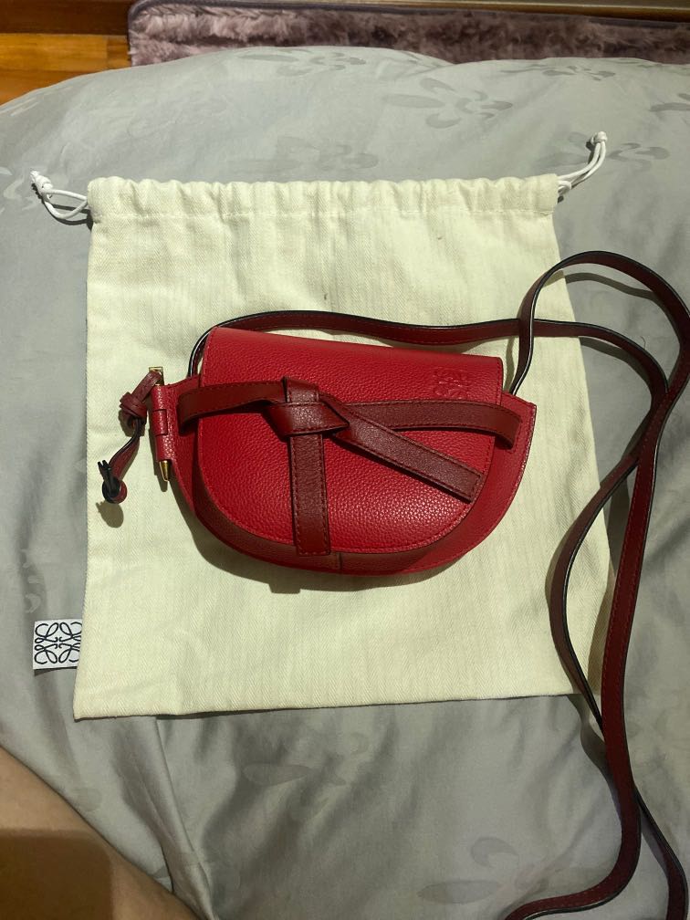 Loewe Mini Gate, Luxury, Bags & Wallets on Carousell