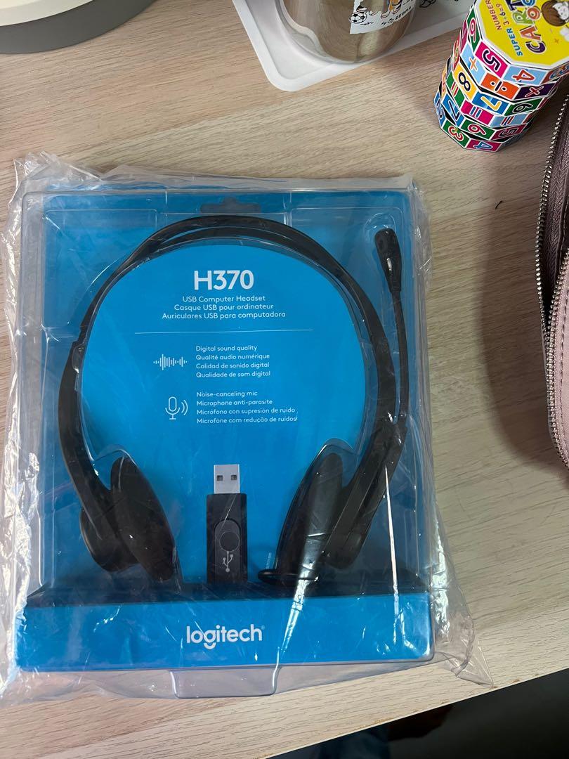 Logitech headset h370, Audio, Headphones & Headsets on Carousell
