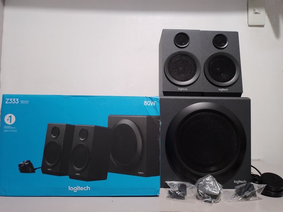 Logitech Z333 2.1 Multimedia Speaker System with Subwoofer, Audio ...