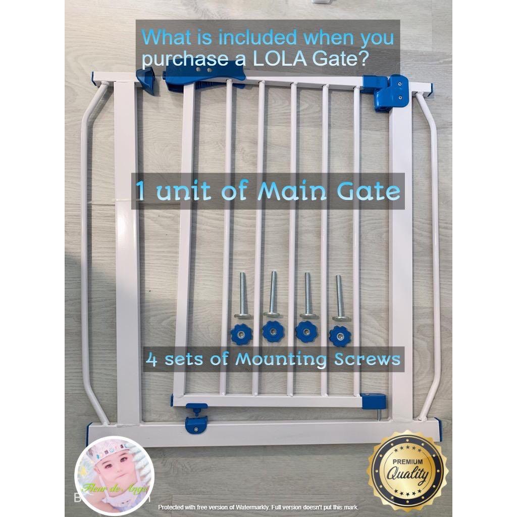 LOLA Safety Gate Fence Divider Self Fix Barrier Door for Babies or Pets ...